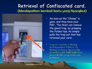 Penipu Atm | PPS | Crime & Harmful Acts to Individuals, Society & Human ...