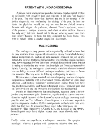 Malingering and how to spot it | DOCX