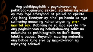 Maling pananaw sa sekswalidad | PPTX