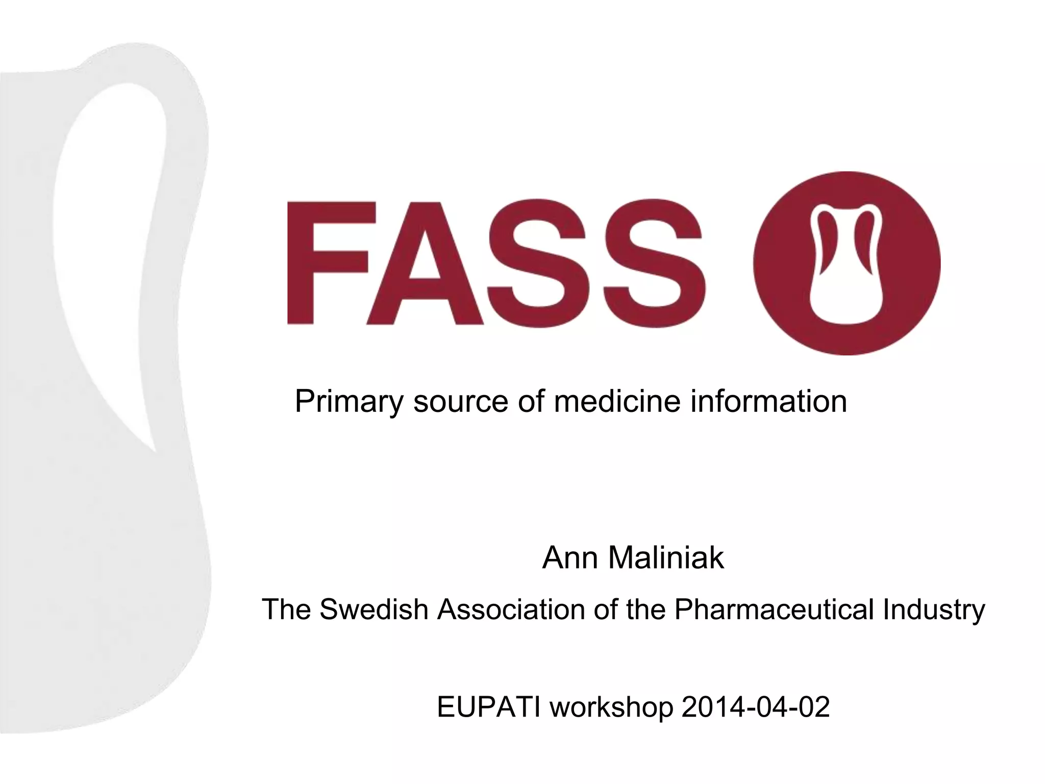 FASS - Presentation and discussion of Good Practice Example: Maliniak ...
