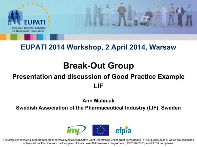 FASS - Presentation and discussion of Good Practice Example: Maliniak | PPT