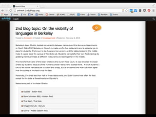 David Malinowski "Linguistic Landscape: New Contexts, Competencies, and ...