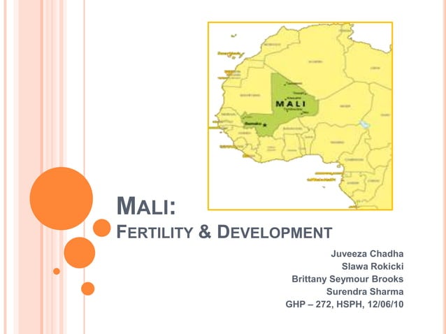 Mali Population Policies | PPTX