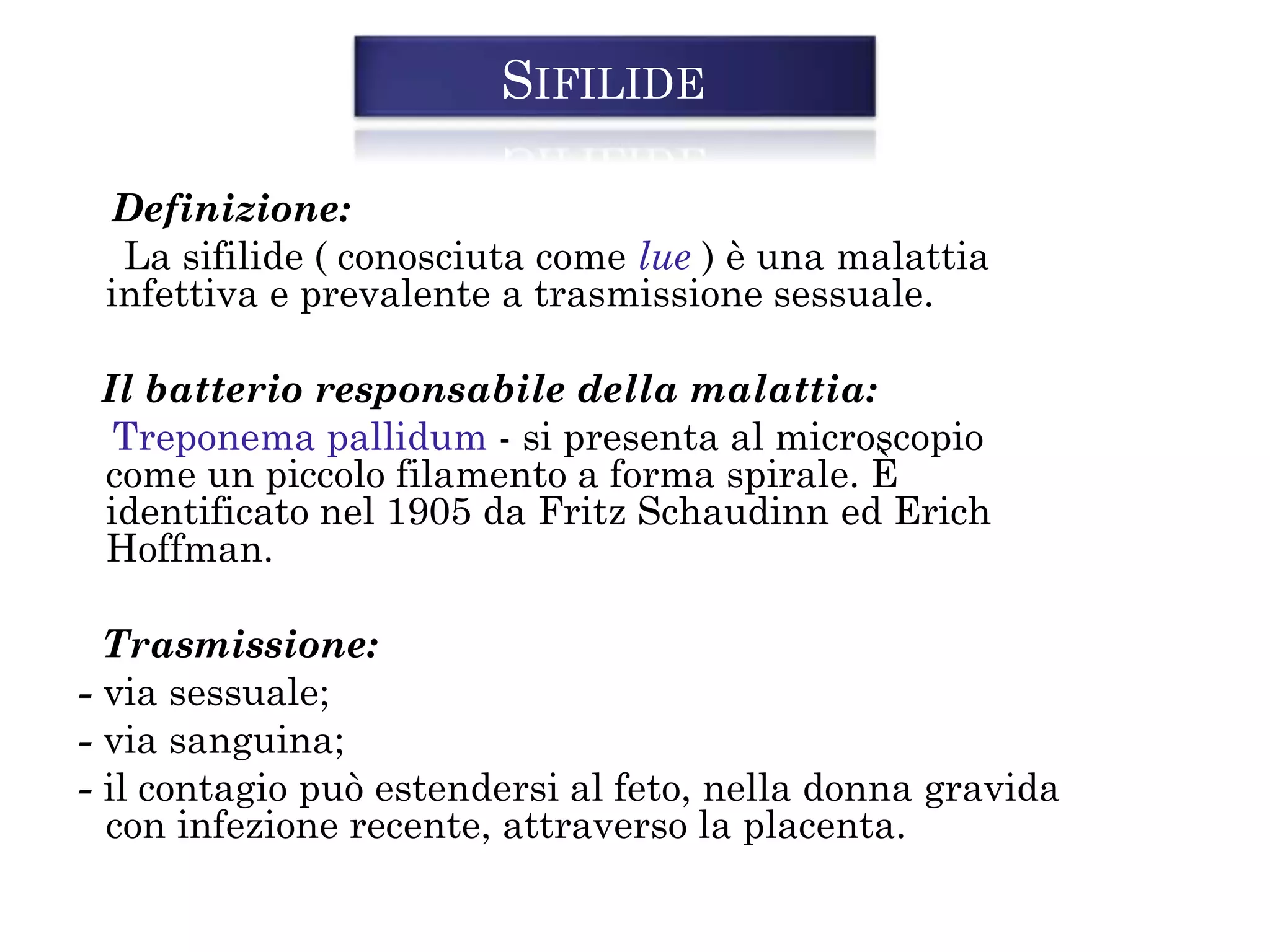 Mallatie bateriche sifilide | PPTX