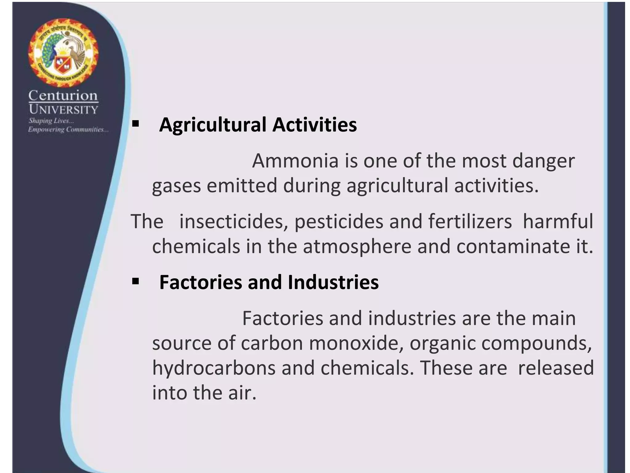causes , effect and control measures of pollution (air pollution) | PPT
