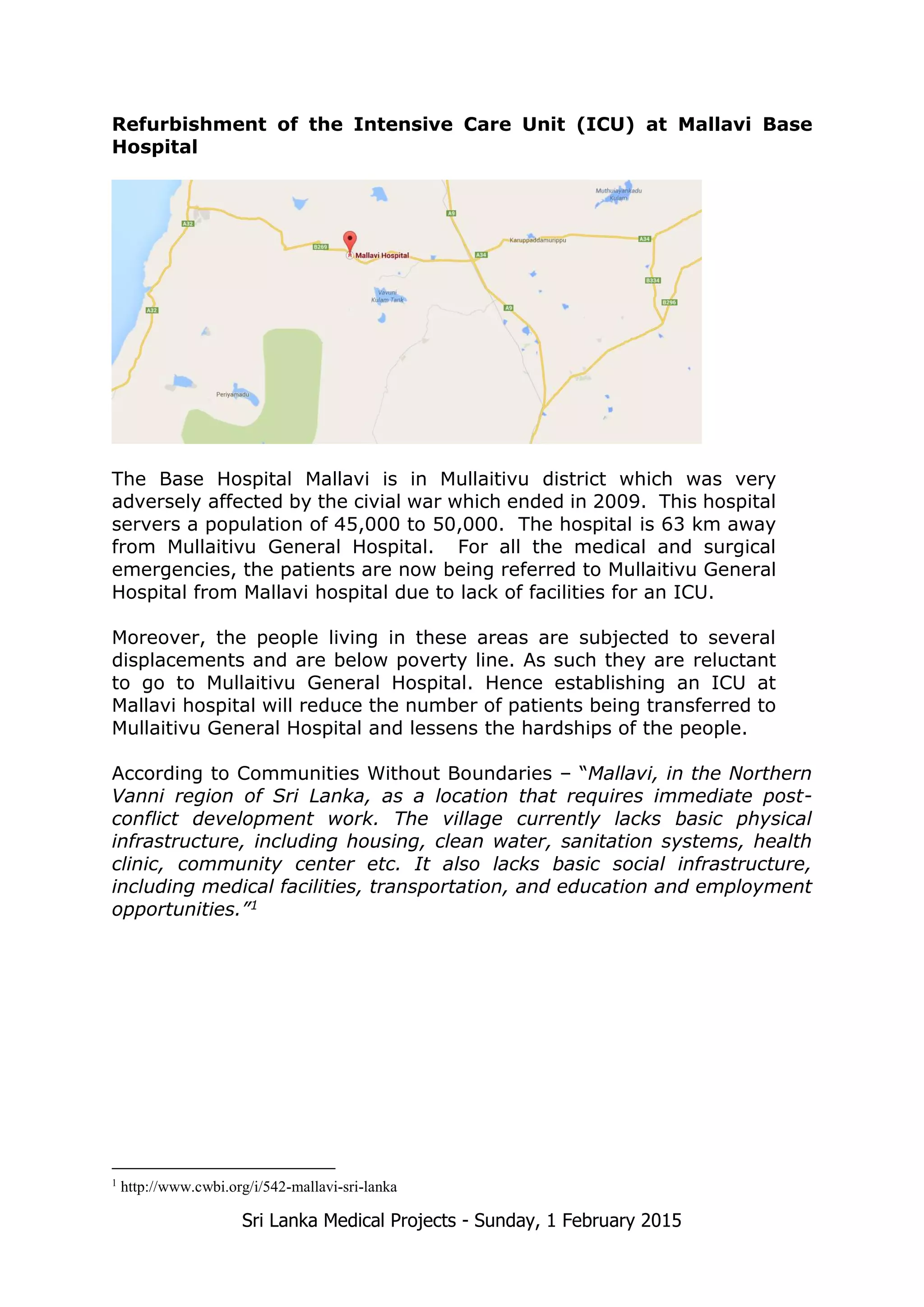Mallavi hospital | PDF