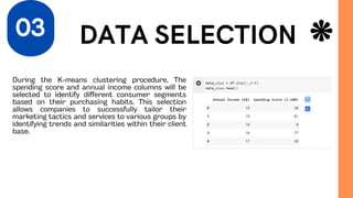 MALL CUSTOMER SEGMENTATION USING K-MEANS CLUSTERING.pptx