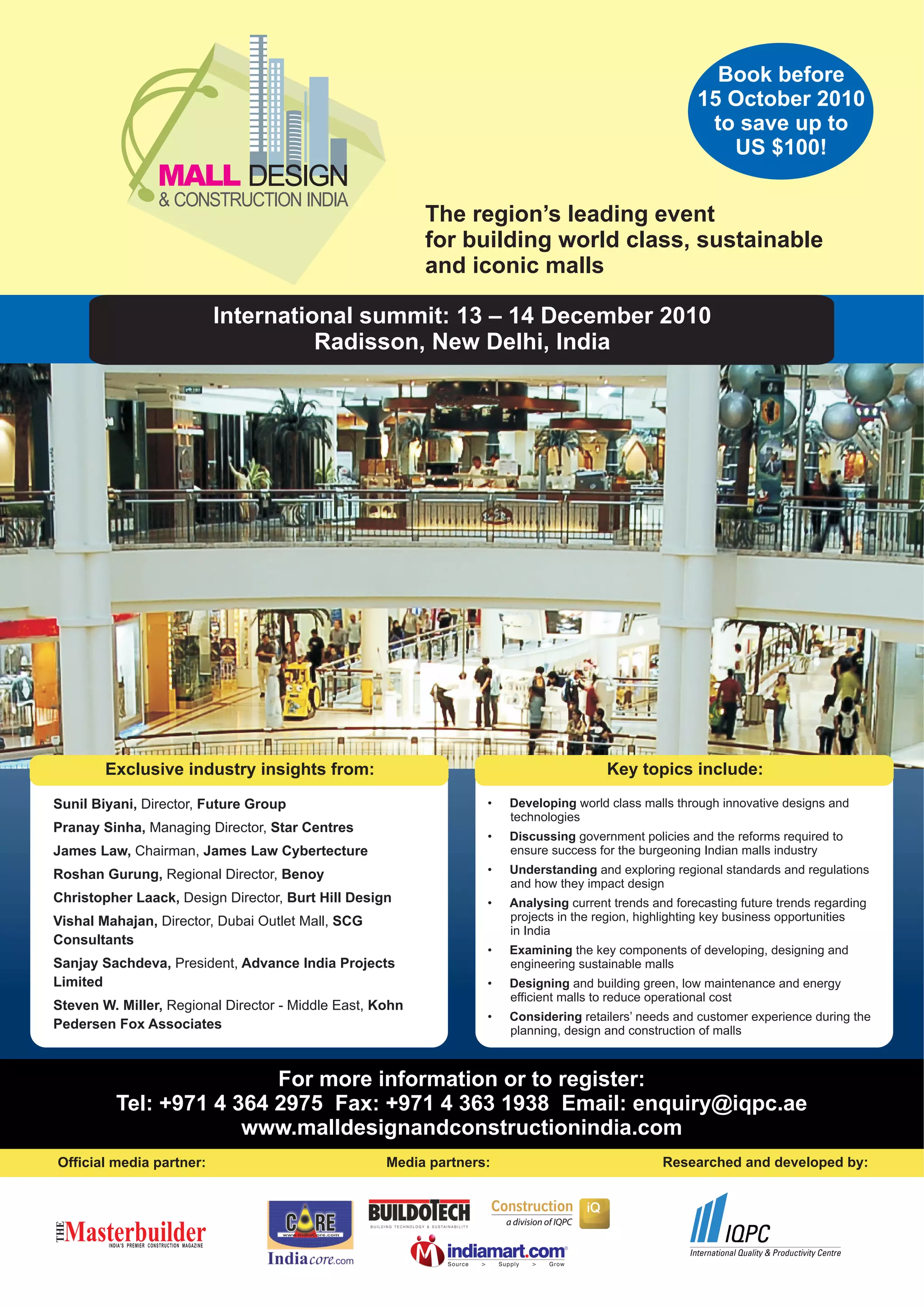 Mall Design and Construction India | PDF