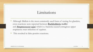 Mallein test | PPTX