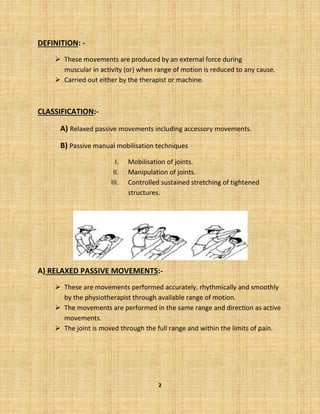 passive movement by Mallesh | PDF