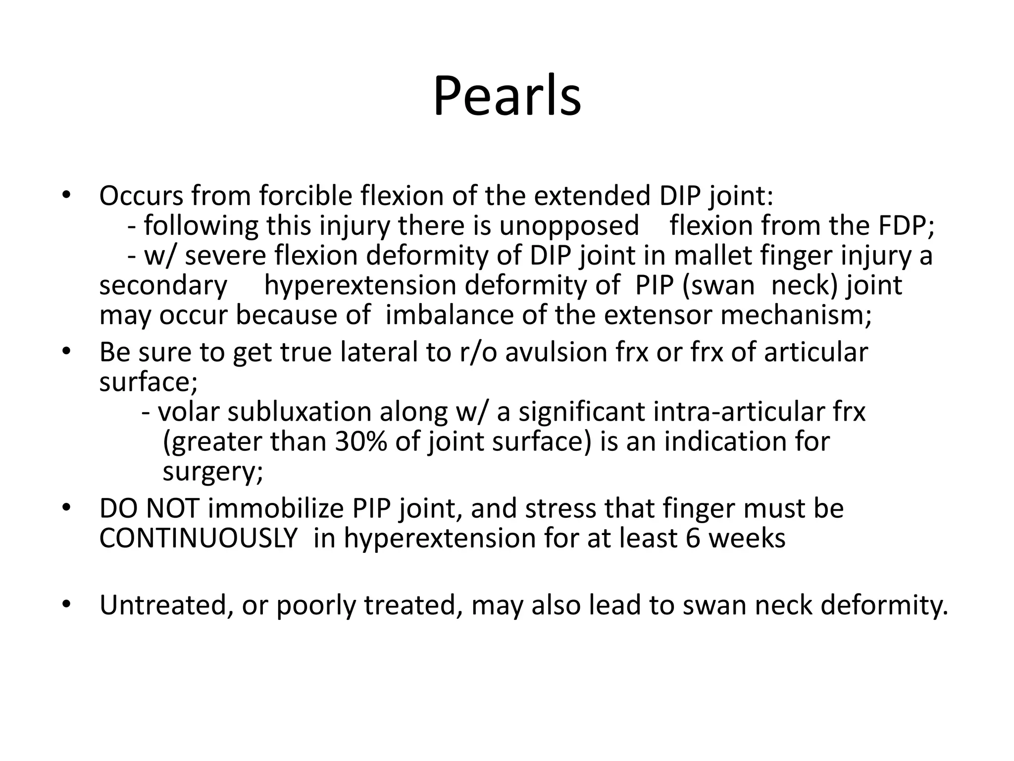 Mallet finger | PPTX