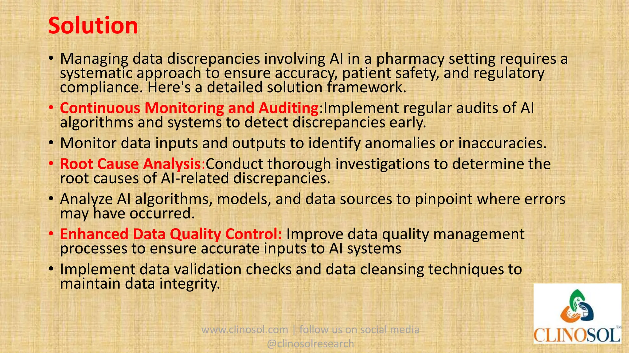 Enhancing Data Discrepancy Resolution with AI-Driven Chatbots | PPT