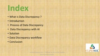 Enhancing Data Discrepancy Resolution with AI-Driven Chatbots | PPT