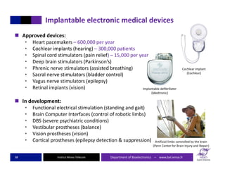 Interfacing with the brain using organic electronics. | PPT
