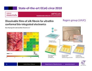 Interfacing with the brain using organic electronics. | PPT