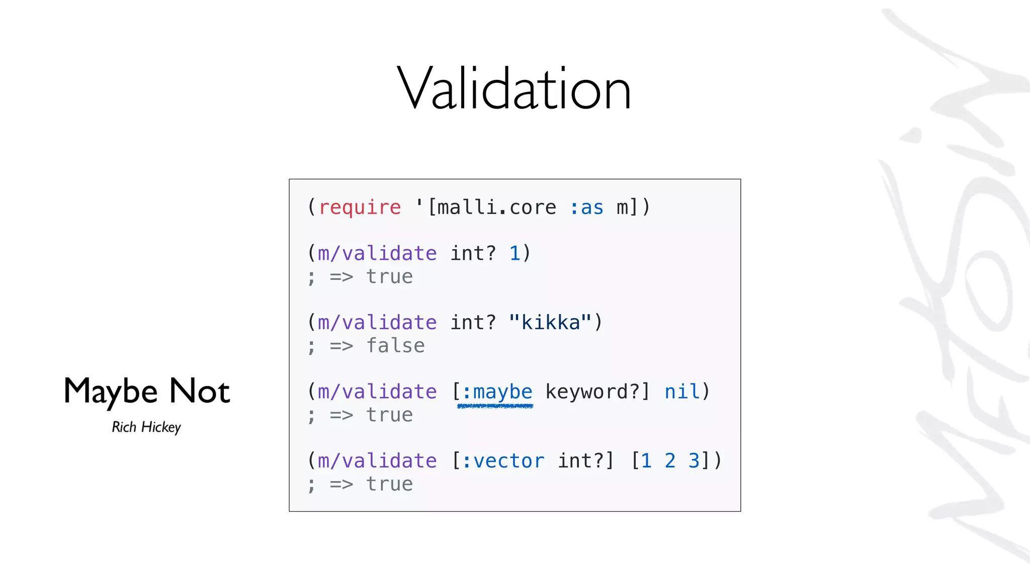 Malli: inside data-driven schemas | PPT