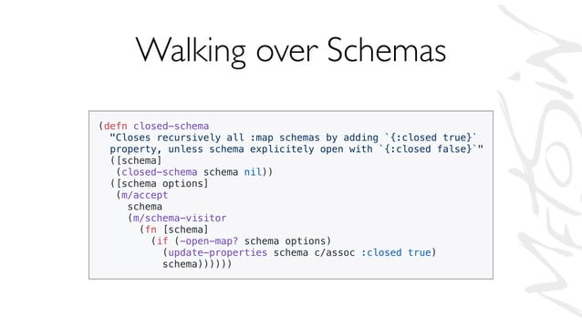 Malli: inside data-driven schemas | PPT