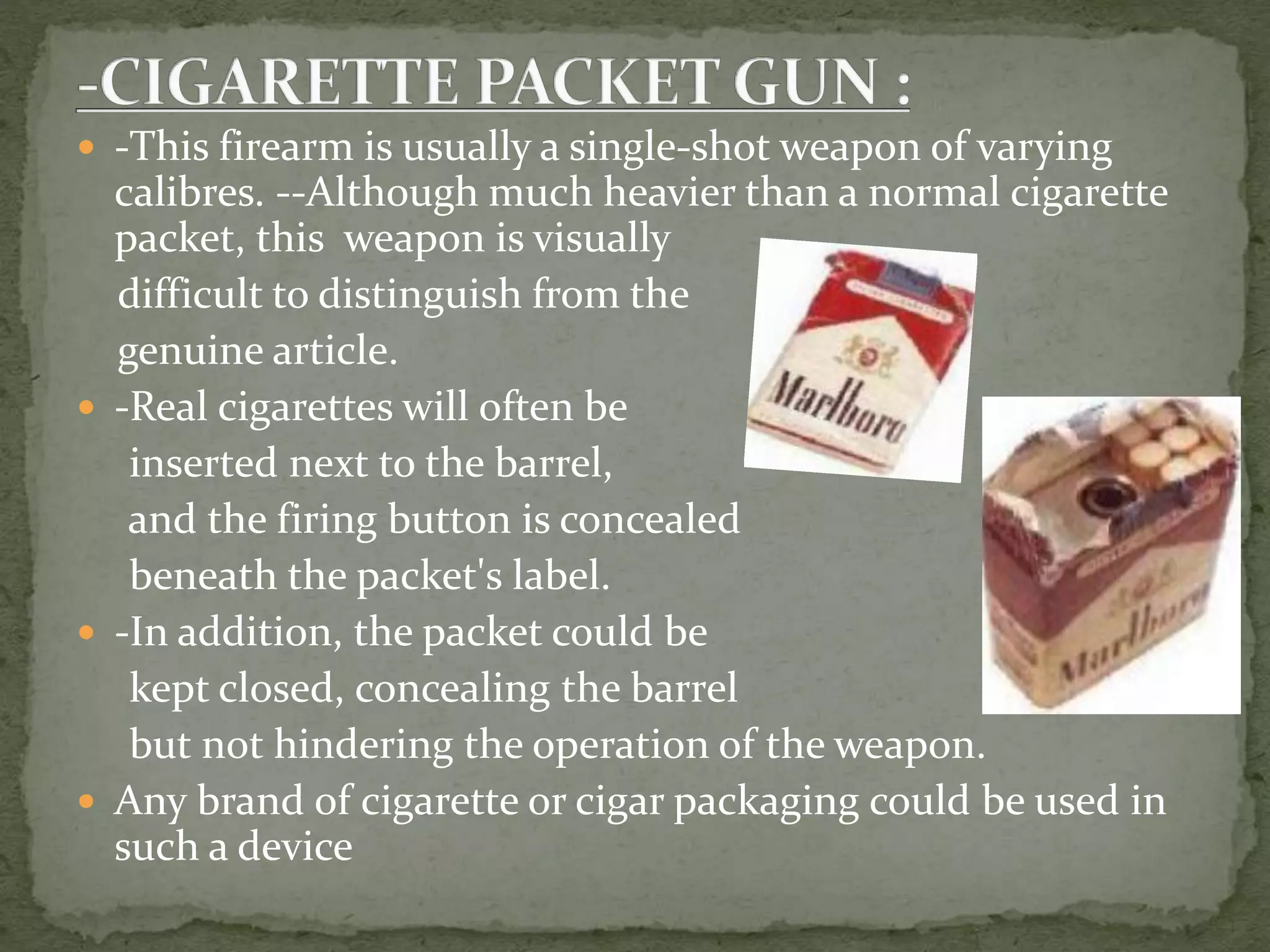 Improvised Firearms | PPTX