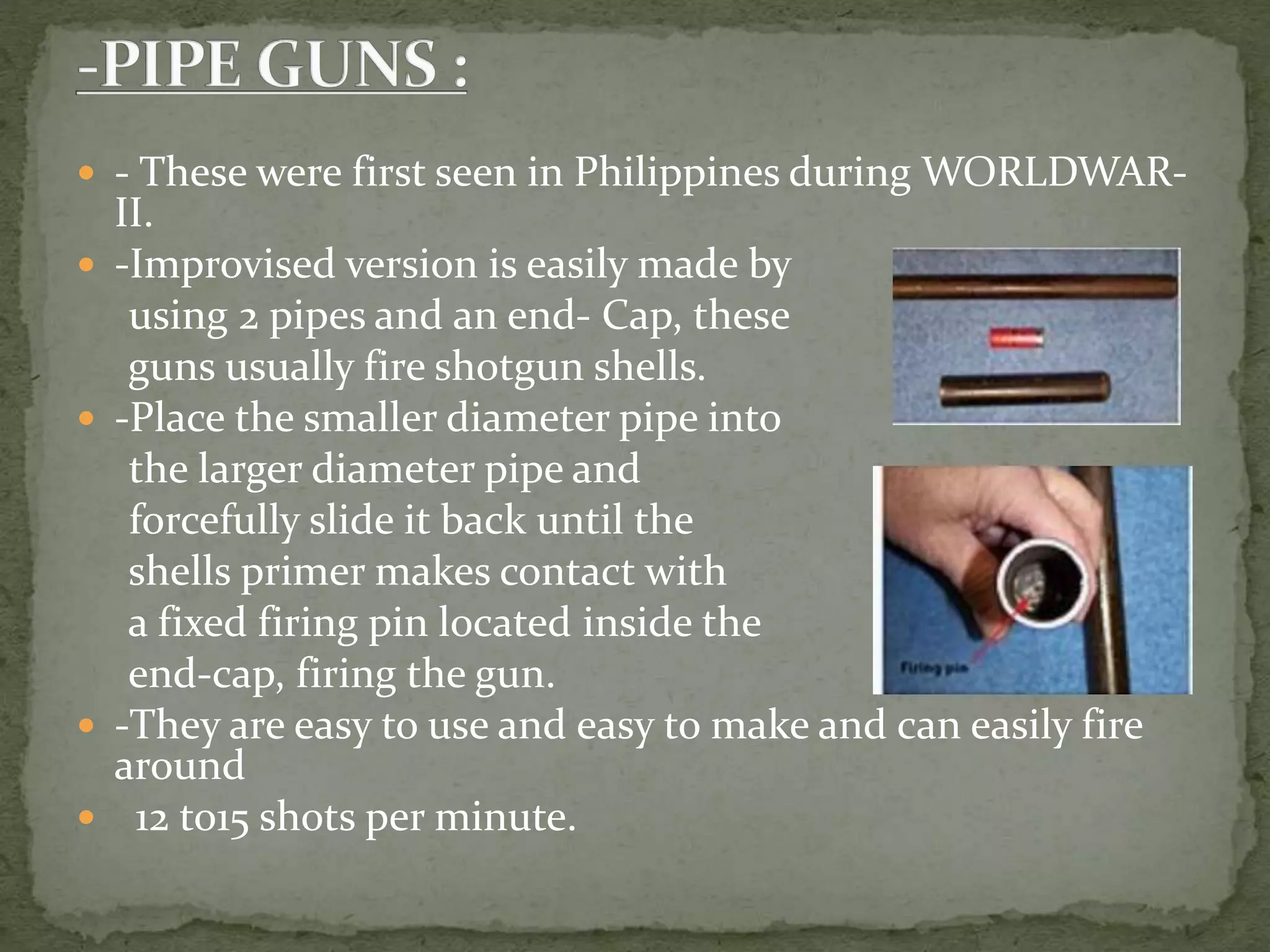 Improvised Firearms | PPTX