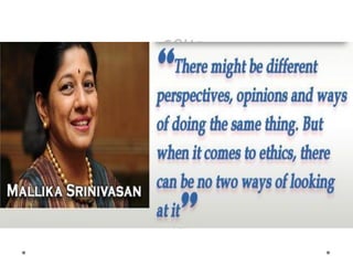 Mallika srinivasan | PDF