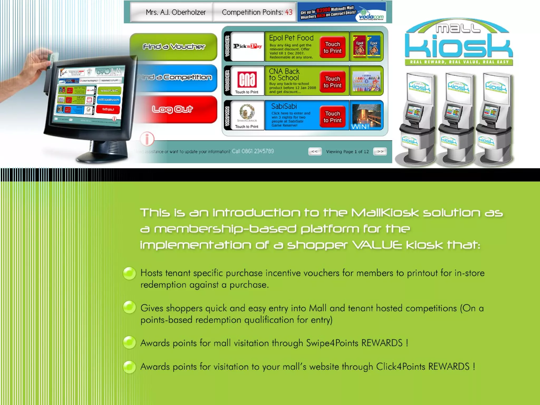 Loyalty - Mall Kiosk Presentation | PPT