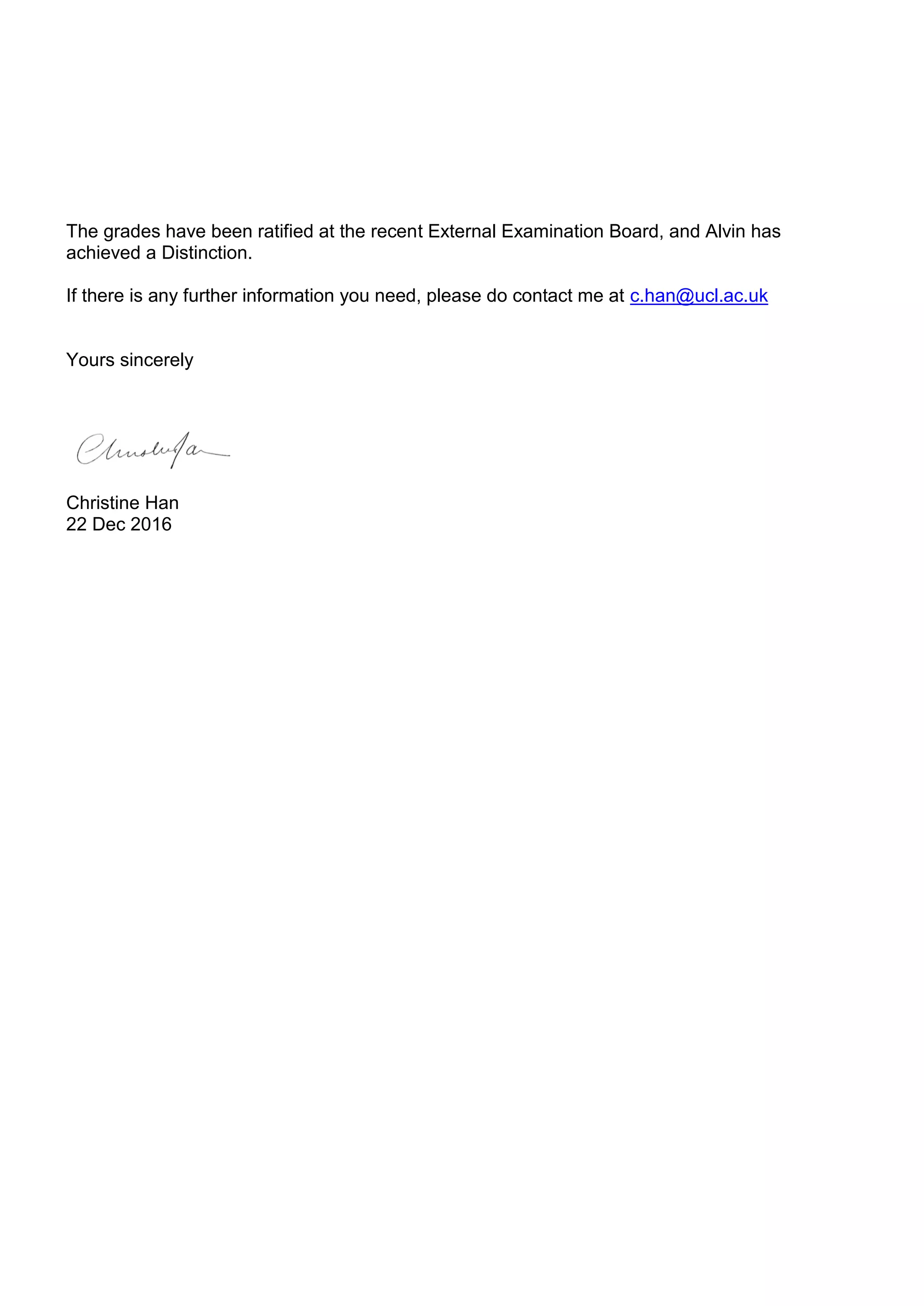 Letter from UCL Institute of Education | PDF