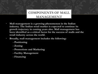 Mall management | PPTX