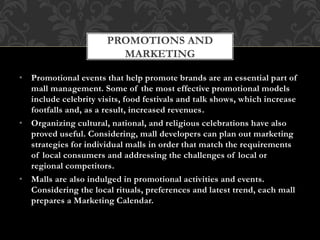 Mall management | PPTX