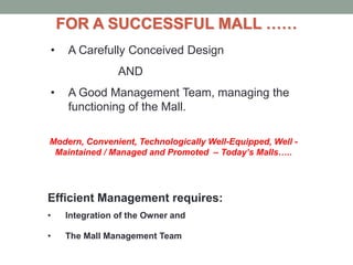 Mall managment | PPTX