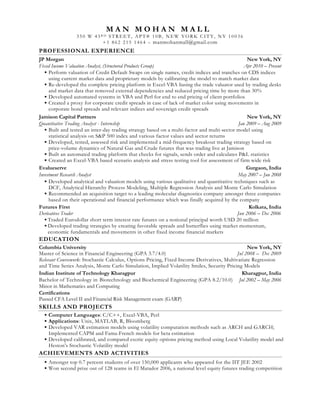 Mall_MM_Resume | PDF