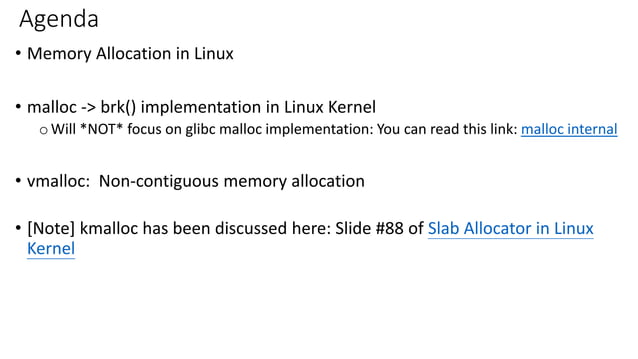 Malloc And Vmalloc In Linux Pdf Operating Systems Computer Software 5845
