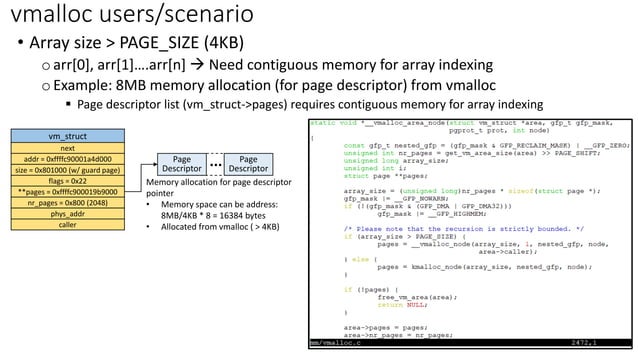 malloc & vmalloc in Linux | PDF | Operating Systems | Computer Software and Applications