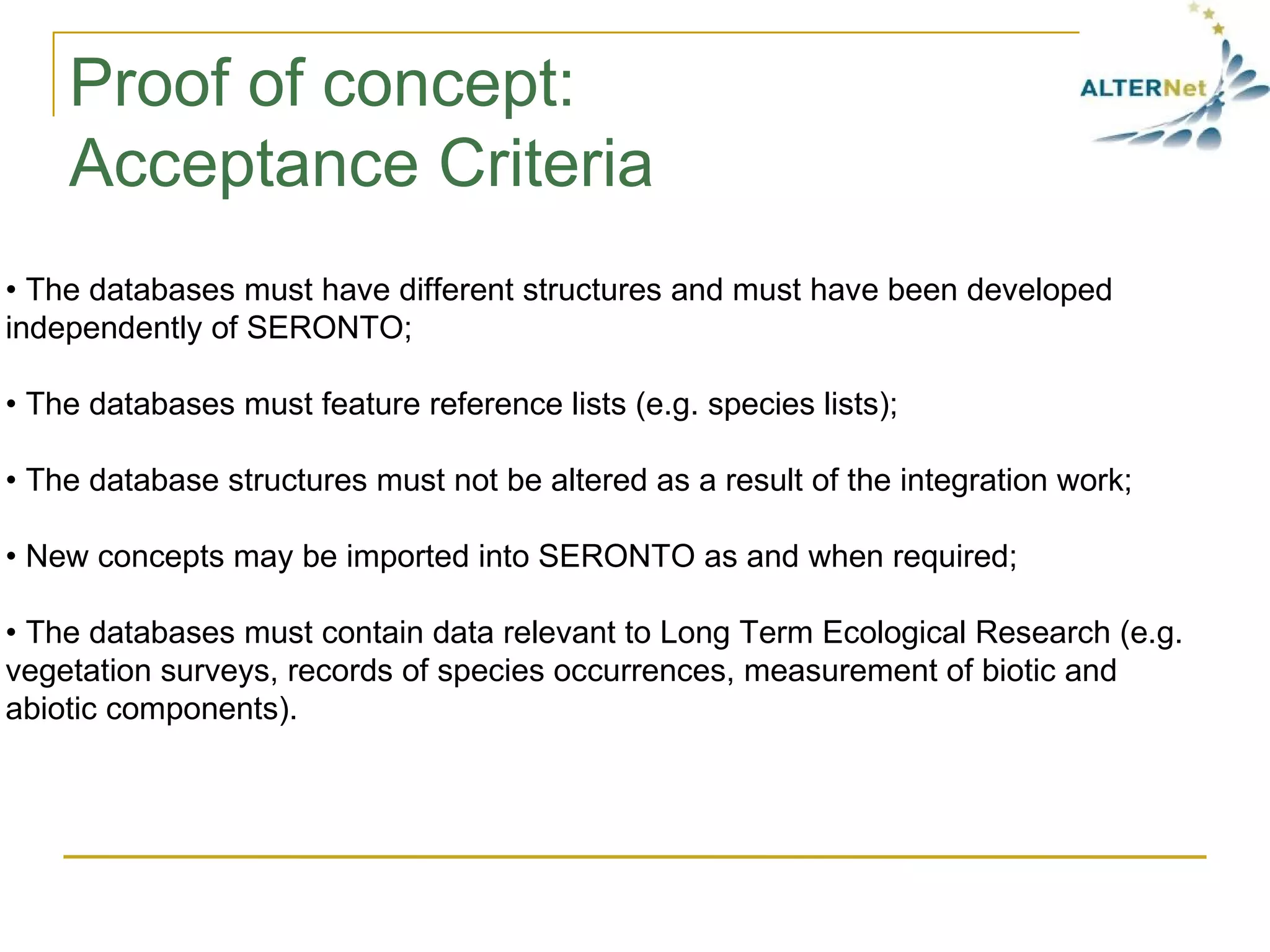 Semantic data integration proof of concept | PPT
