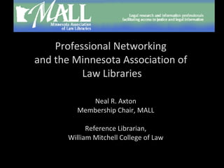Introduction to Minnesota Association of Law Libraries | PPT