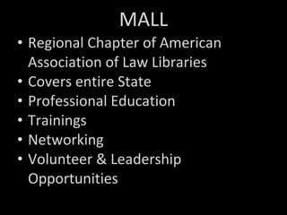 Introduction to Minnesota Association of Law Libraries | PPT