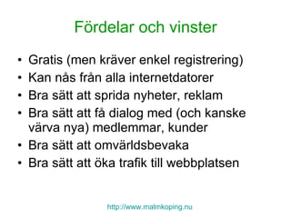 Malmkoping socialamedier | PPT