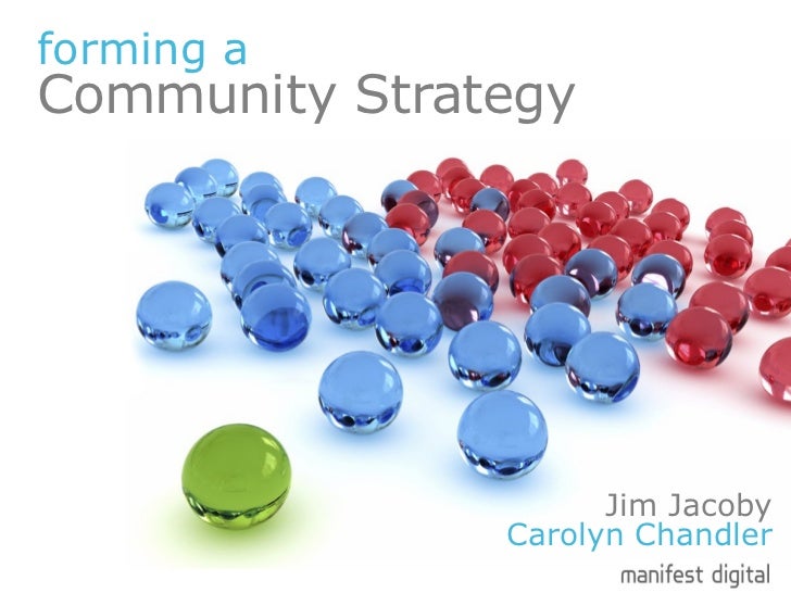 Forming a Community Strategy