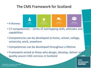 CMS: The blueprint framework for career learning in Scotland | PPTX