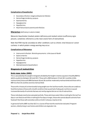 what is Malnutrition ? | DOCX