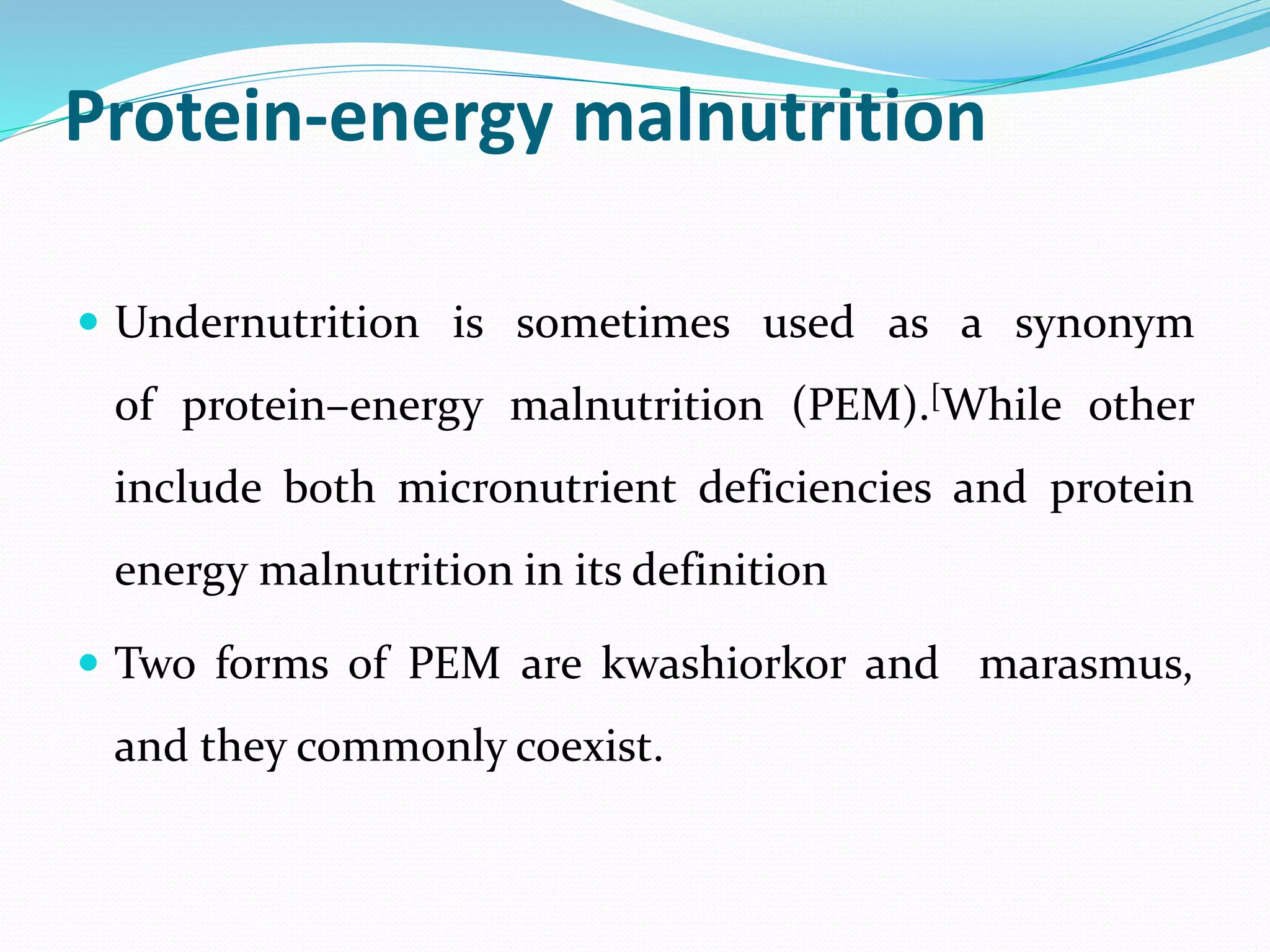 Malnutrition | PPTX