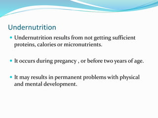 Malnutrition | PPTX