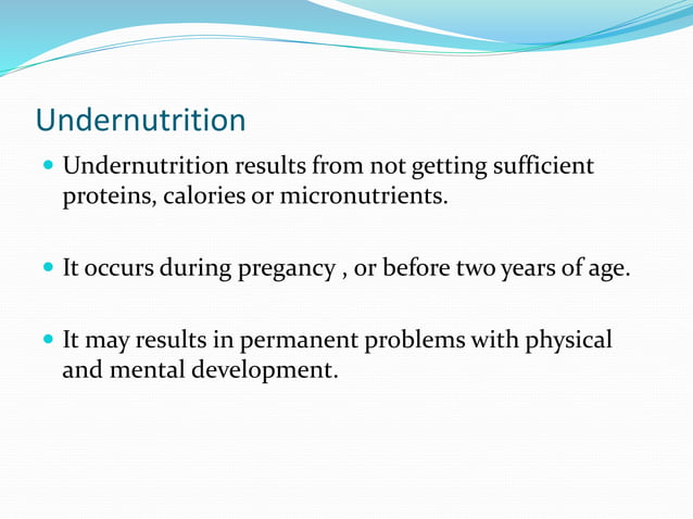 Malnutrition | PPTX | Nutrition | Healthy Living