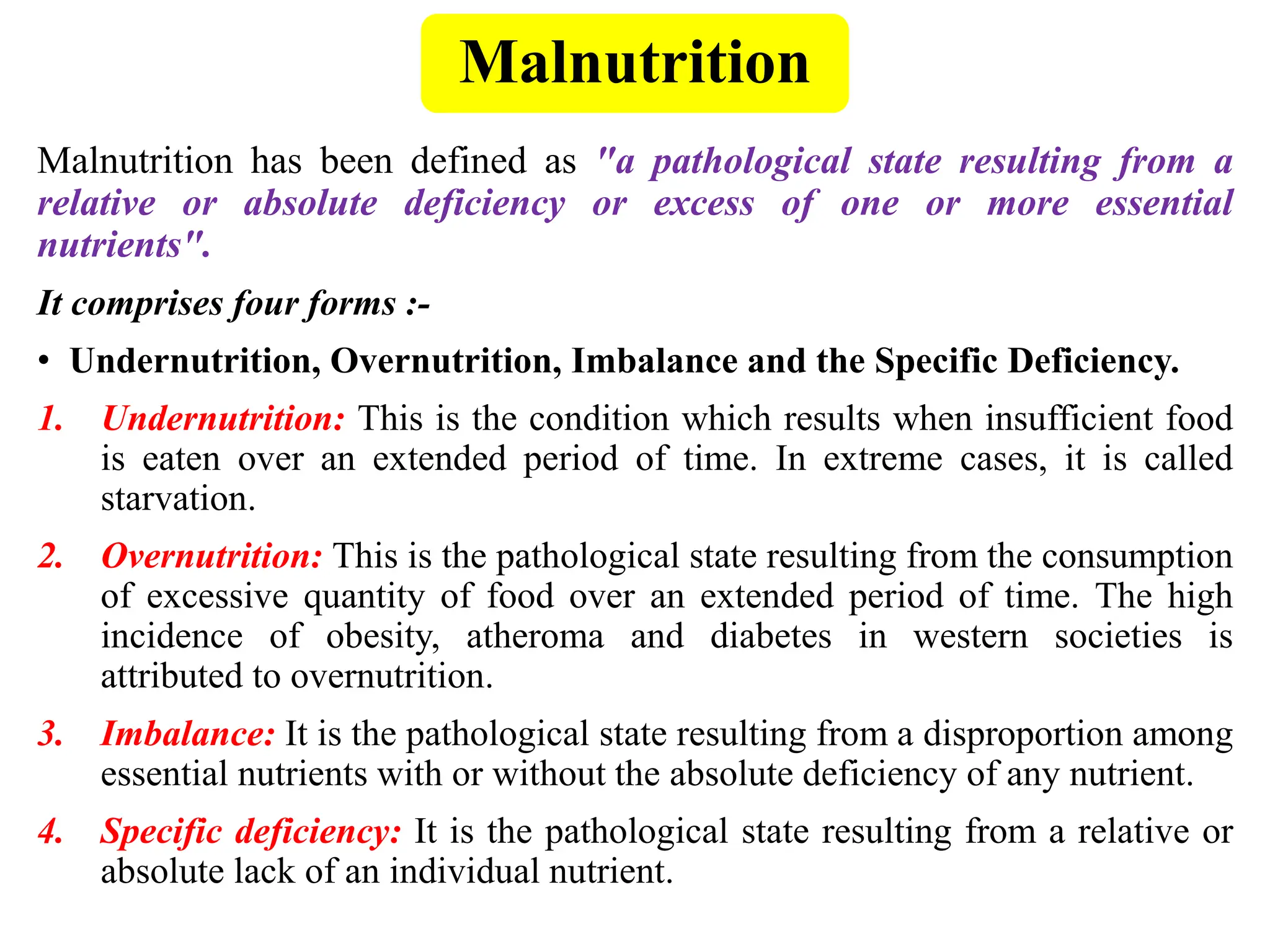 Malnutrition (A global problem) | PPTX