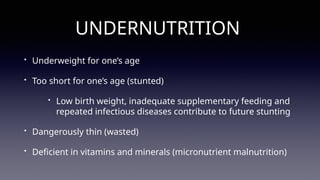 Malnutrition topic in paediatrics slide show | PPT