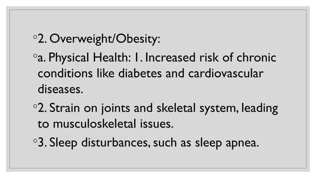 Malnutrition. Underweight, Overweight/obesity; Micronutrient ...