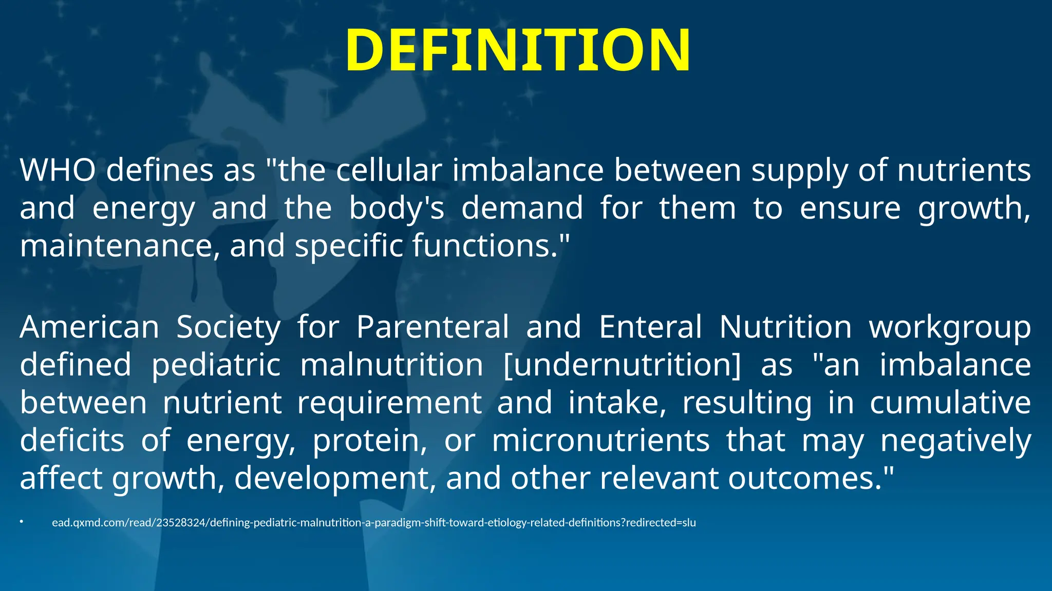 malnutrition.pptx and it's role in pediatrics | PPTX