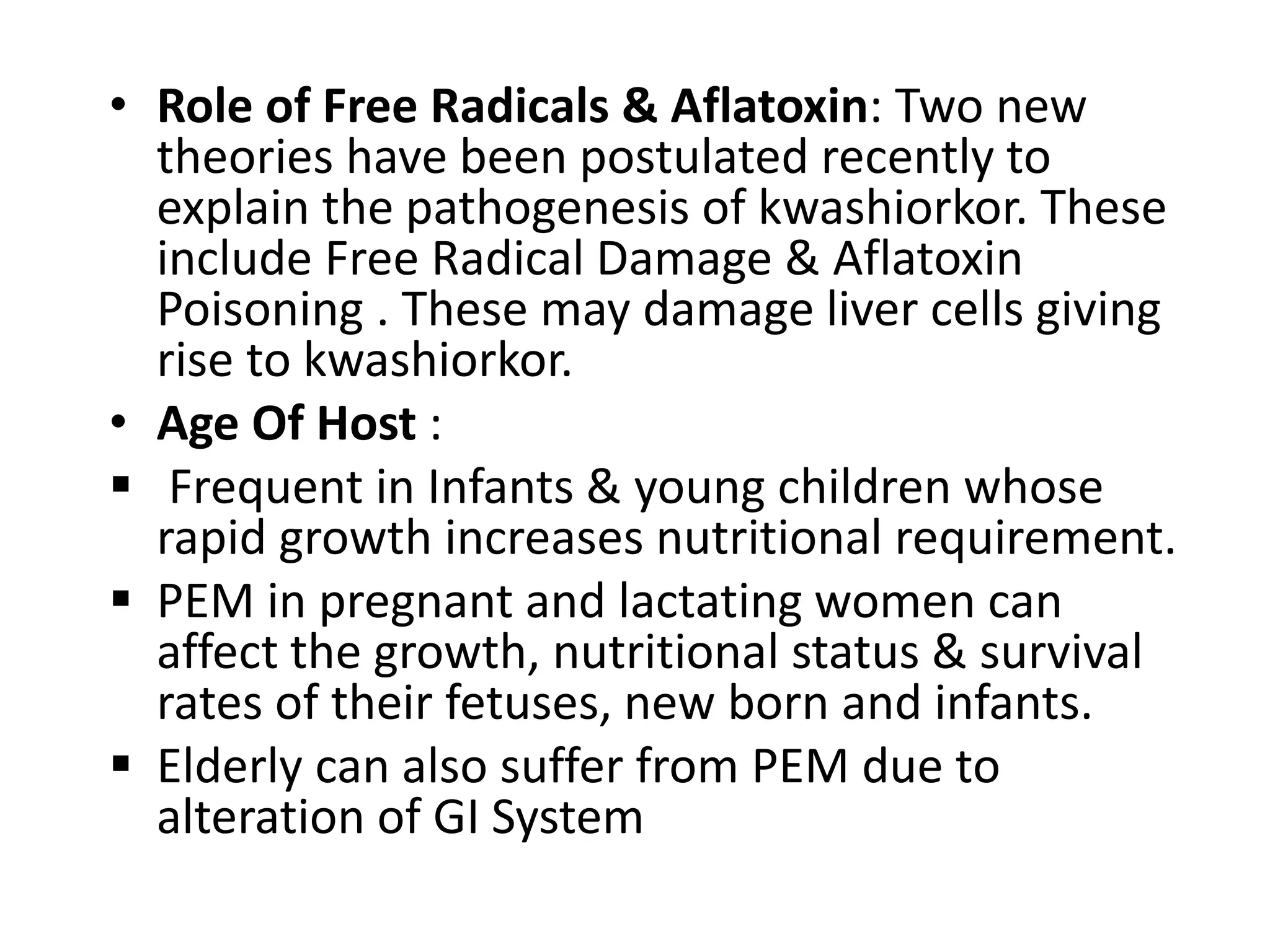 Malnutrition in Peadiatrics also known as PEM | PDF
