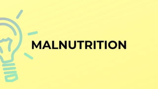 Malnutrition Pptsession What Is Malnutrition 1 Pptx