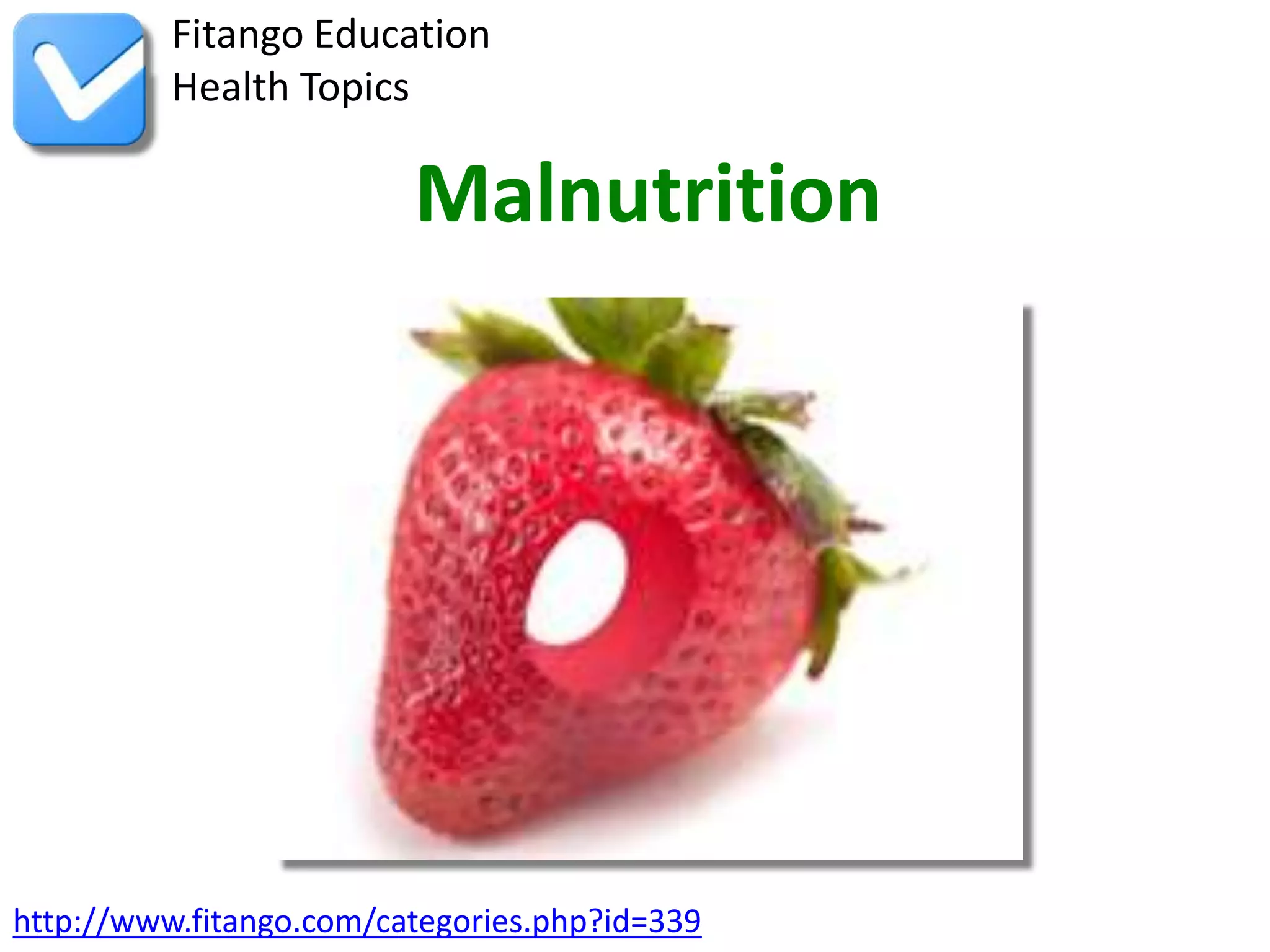 Malnutrition | PPT