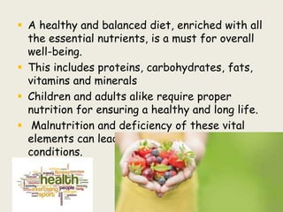 Malnutrition and deficiency diseases | PPTX